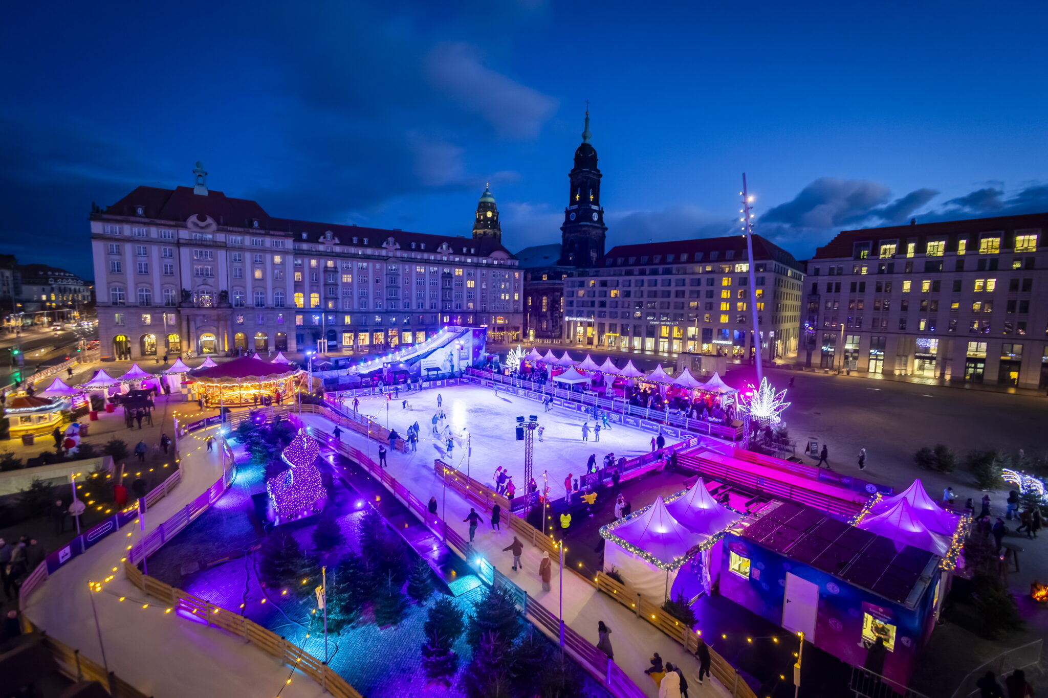 Dresdner Winterfest 2026 - Eislaufen und Eisstockschießen